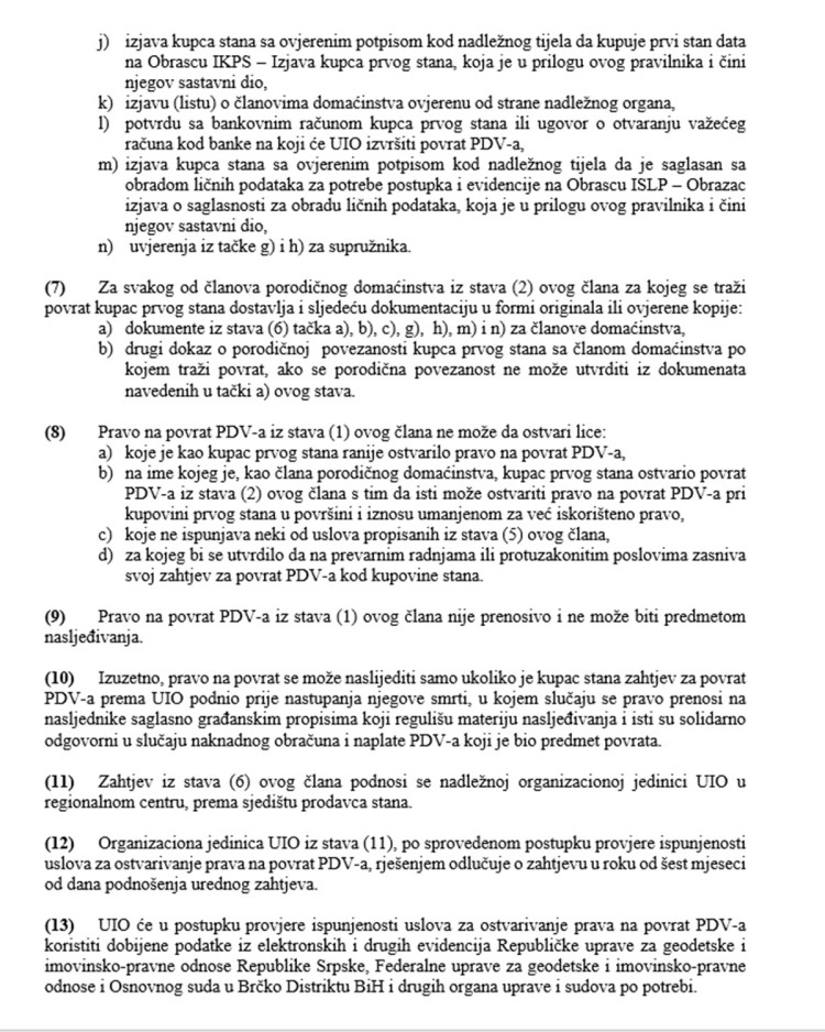 Objavljen Nacrt pravilnika o povratu PDV-a na prvu nekretninu, pročitajte detalje (FOTO ...